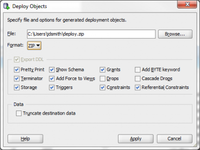 Introducing the SQL Developer ‘Shopping’ Cart