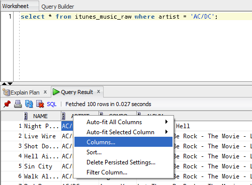 Sql Developer Quick Tip Filtering Your Data Grids 7373