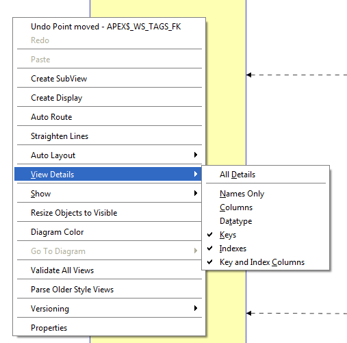 Sql Developer Data Modeler Quick Tip Hide And Resize 1373