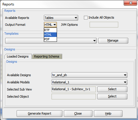 Generating HTML Data Dictionary Reports with Oracle SQL Developer