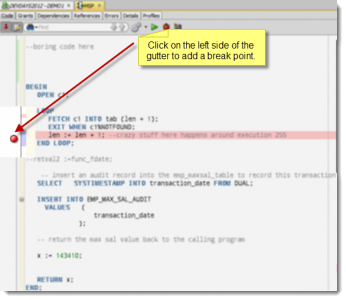 Using Pass Counts to Turbo Charge Your PL/SQL Breakpoints
