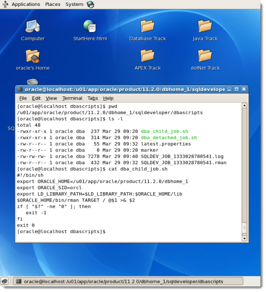 RMAN in Oracle SQL Developer RMAN in Oracle SQL Developer
