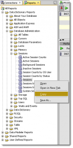 Customizing Monitor Session in Oracle SQL Developer