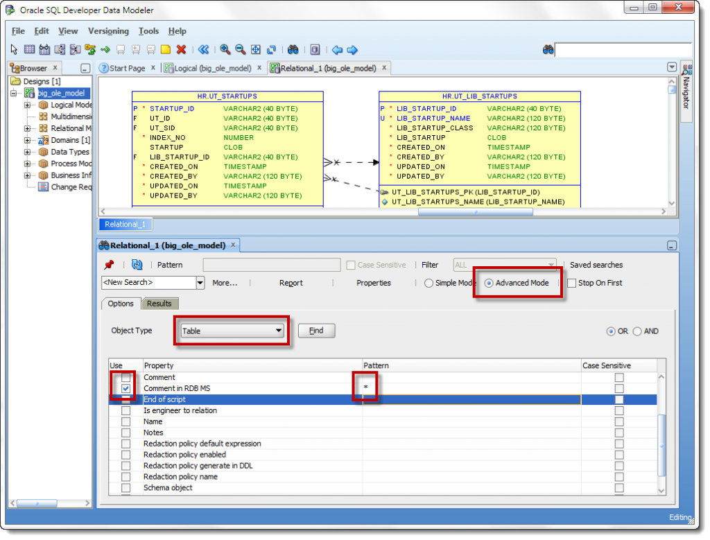 Exporting Table Column Comments To Excel Using Oracle Sql Developer Data Modeler