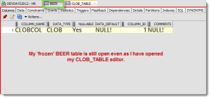 How to See Two Tables at the Same Time in Oracle SQL Developer