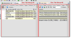 How to See Two Tables at the Same Time in Oracle SQL Developer