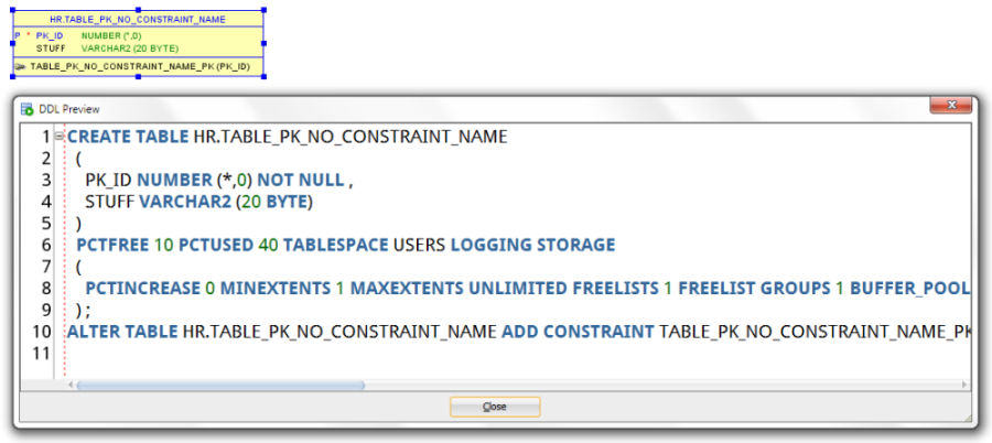 How To Preserve System Generated Constraint Names In Oracle Sql Developer Data Modeler