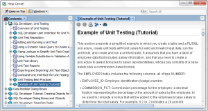Unit Testing Your PL/SQL with Oracle SQL Developer