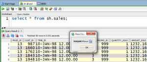 Oracle SQL Developer: Fetching SQL Statement Result Sets