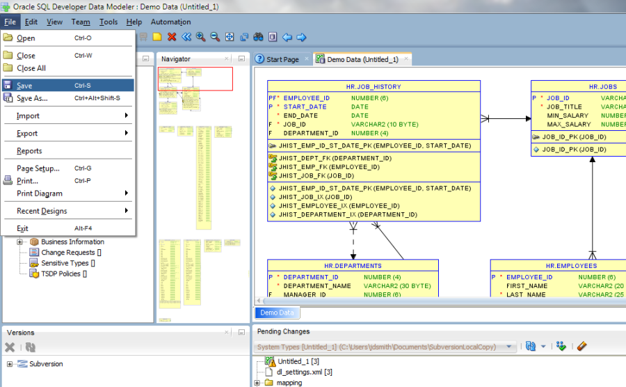 Importing Your Data Dictionary To A New Oracle Sql Developer Data Modeler Design