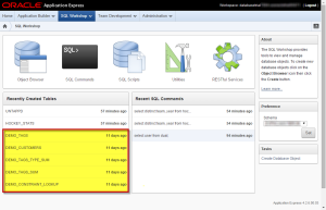 Oracle SQL Developer and the Oracle Database Schema Service