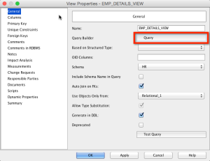 'Modeling' View Dependencies in SQL Developer Data Modeler
