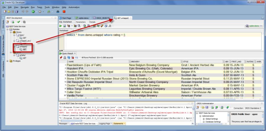 Creating An Oracle Rest Data Services User With The ‘sql Developer Role