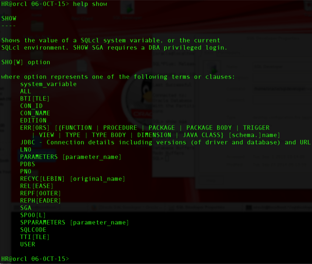 The Sqlplus Stuff You Like And Love Lives On In Sqlcl
