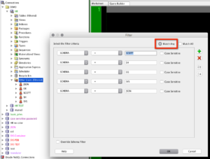 schema_filter | ThatJeffSmith