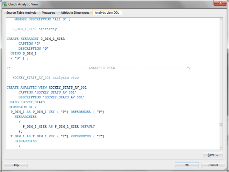 Oracle Database 12c Release 2 Analytic Views And Sql Developer