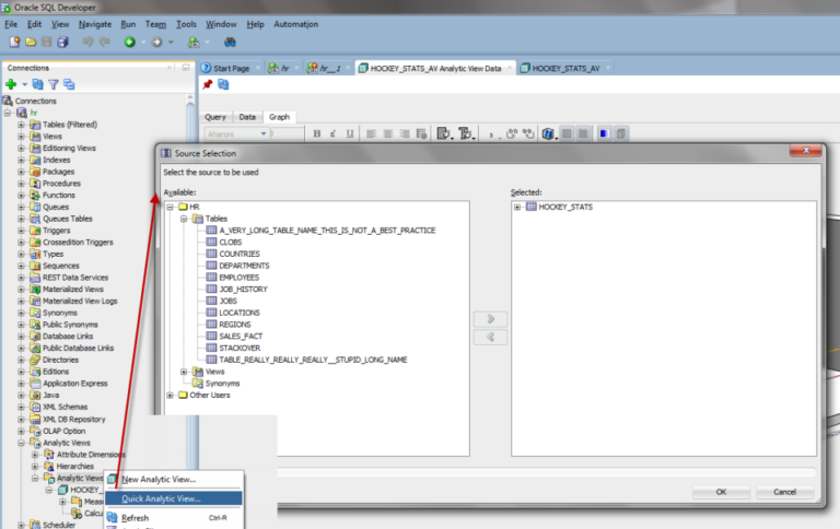 Oracle Database 12c Release 2: Analytic Views & SQL Developer
