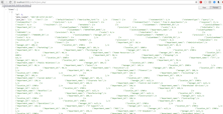 Ords How To Return Raw Json Content For Your Rest Apis