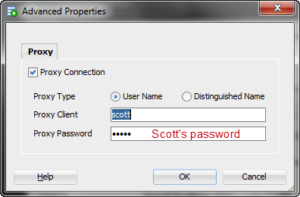 Using Proxy Connections in Oracle SQL Developer