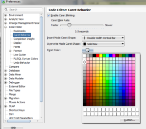 My SQL Developer Editor Setup, Look & Feel