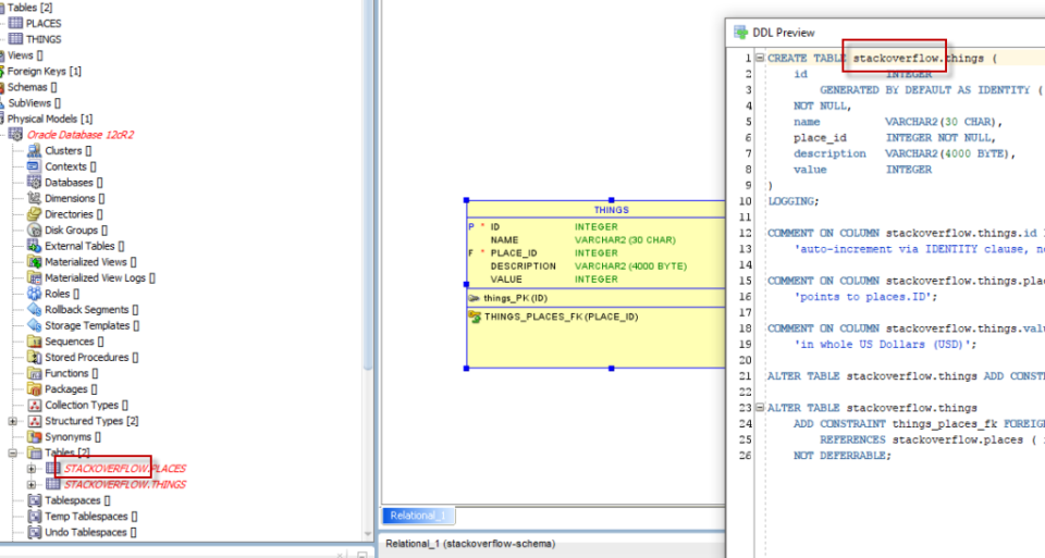Data Modeler Tip: Assigning a SCHEMA to Your Objects