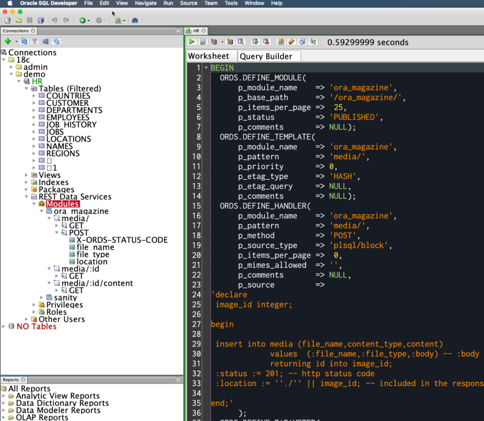 Exporting Your Oracle Rest Data Services Modules To Files 
