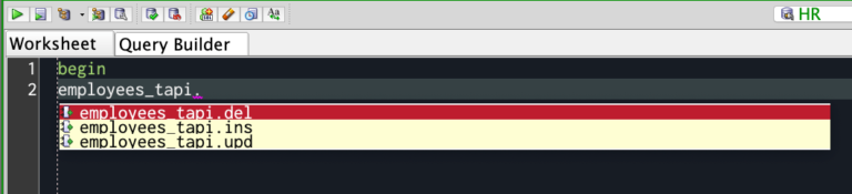 Code Completion for your PL/SQL