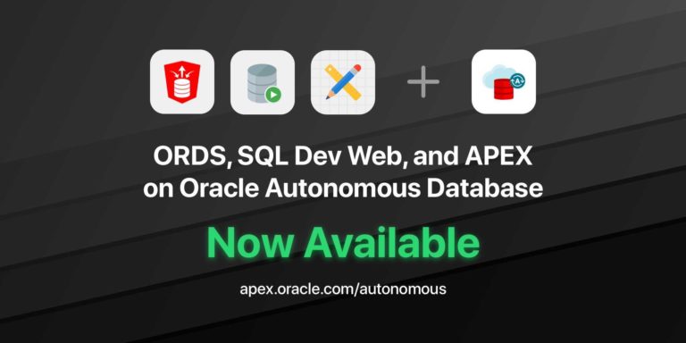 Rest Services Now Available For Oracle Autonomous Database