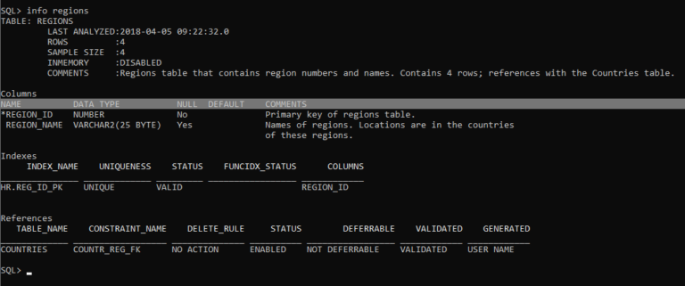 Your SQL Developer & SQLcl Command Cheat Sheet Your SQL Developer & SQLcl Command Cheat Sheet