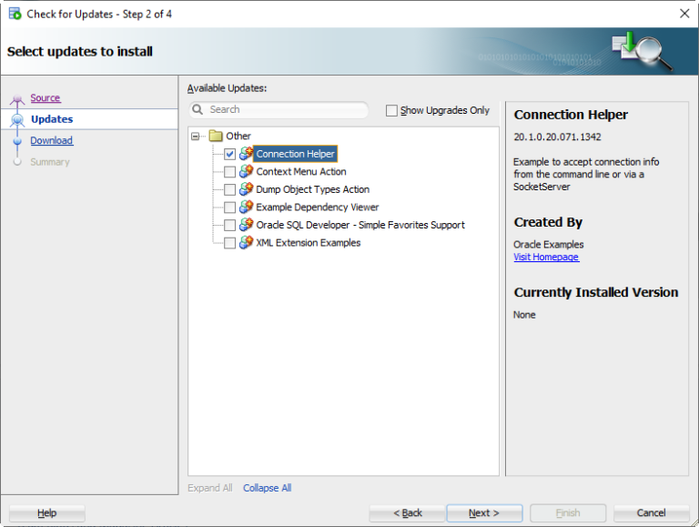 Creating Oracle Connectionsfrom Outside Of Sql Developer 