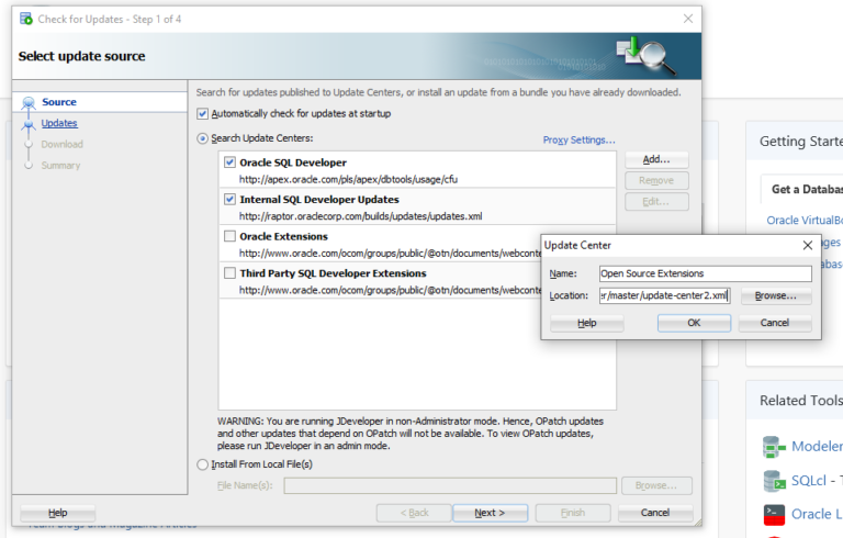 Creating Oracle Connections…from outside of SQL Developer