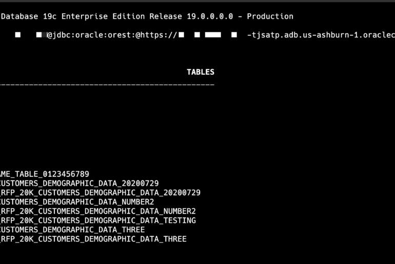 Connecting Via Jdbc To Oracle Autonomous…via Rest