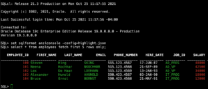 Oracle SQLcl: All the pretty colors for your console.