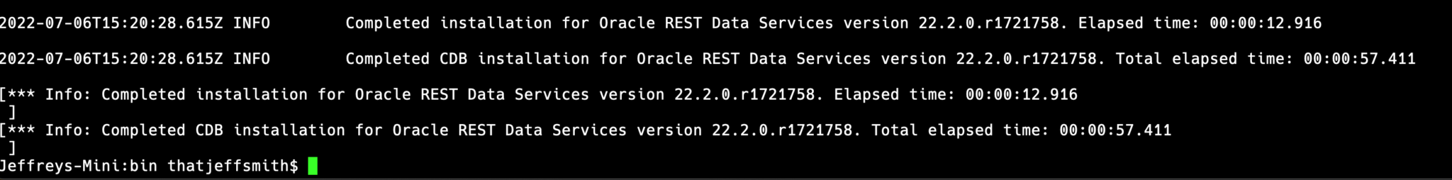 Install ORDS & SQL Developer Web for Multitenant, Part One