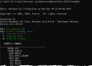 Oracle Database 23ai Free release on VirtualBox