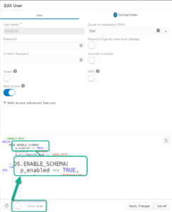 Accessing SQL Developer Web in Oracle Autonomous Database