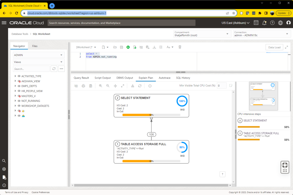 Getting Plans For Your Queries In Oracle Sql Developer Web 5451