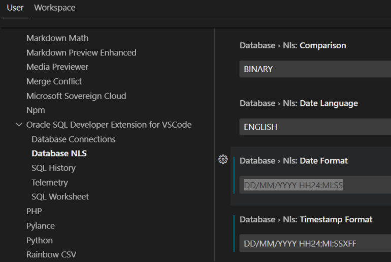 Logins Tns Dbmsoutput And Dates In Sqldev For Vs Code 3495