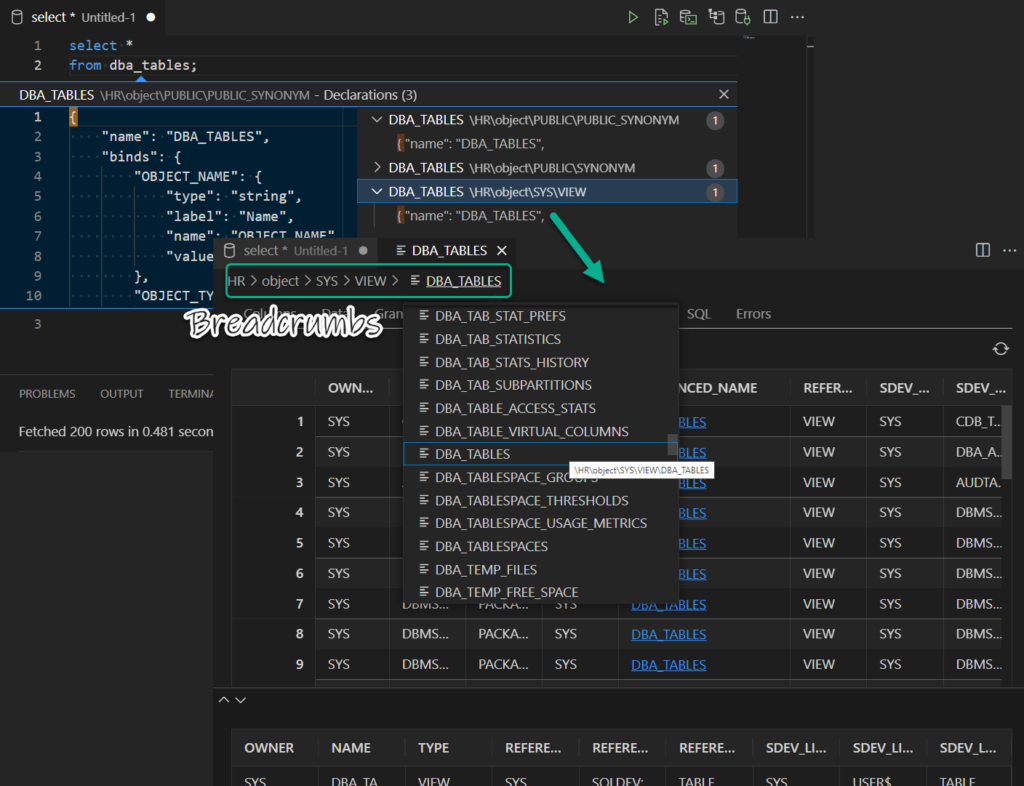view-nav-schema-browser | ThatJeffSmith